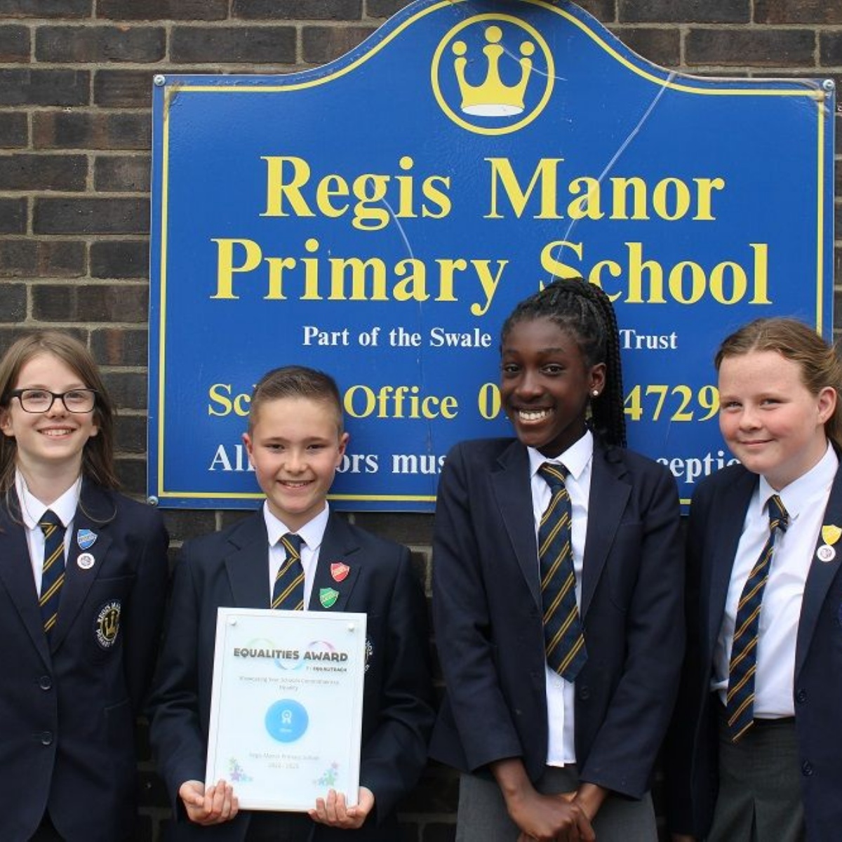 Regis Manor Primary School - Silver Equalities Award